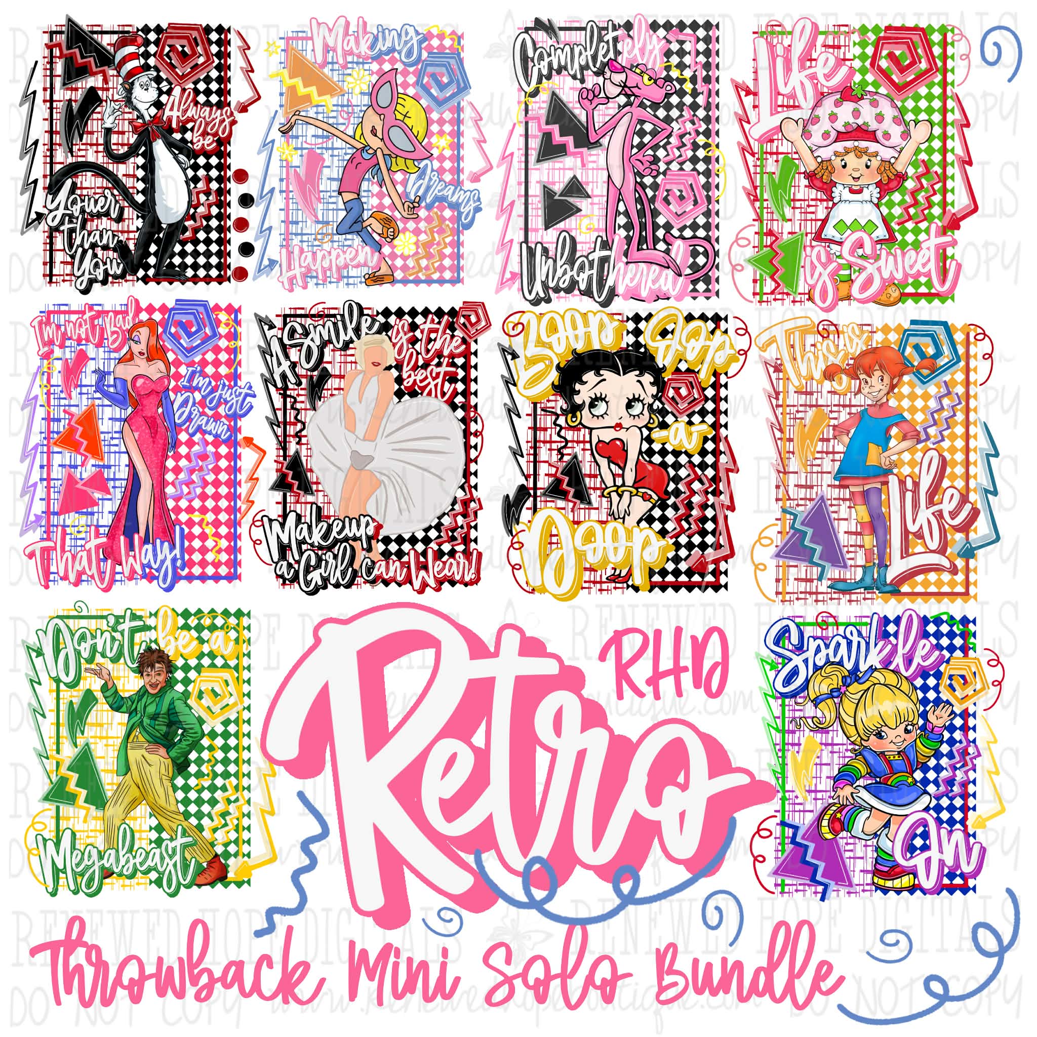 ⚡️ RETRO THROWBACK MINI SOLO BUNDLE ⚡️ – Renewed Hope Boutique & Digitals